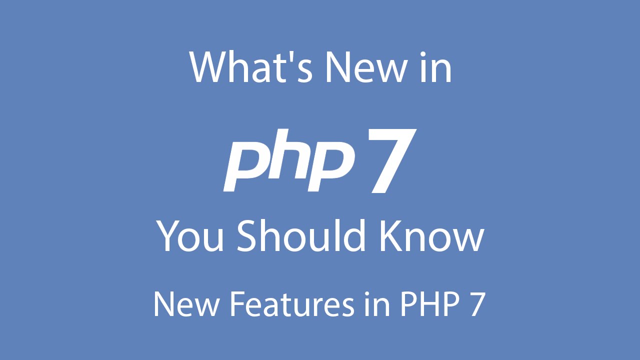 [แปล] มีอะไรใหม่ใน php7 – TAmemo.com